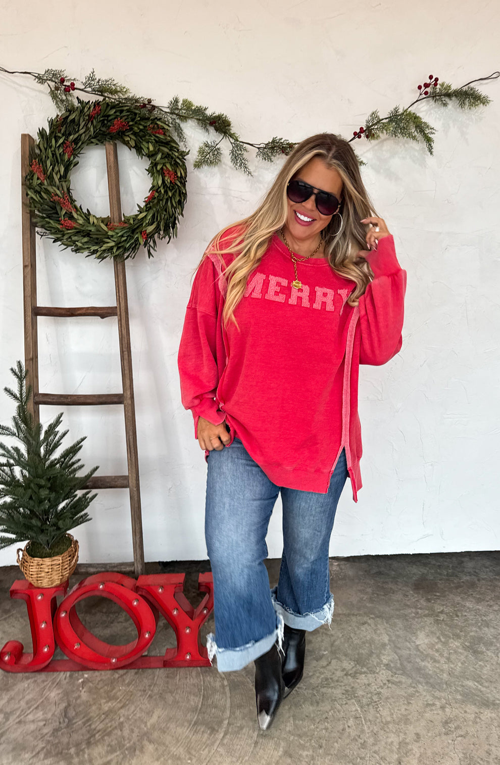 Holiday Classic Crew- Merry – Sweet T Boutique