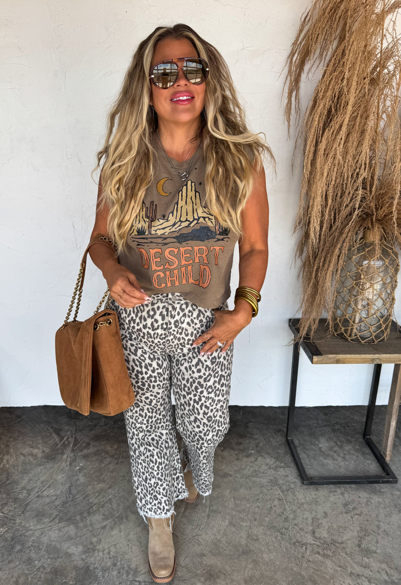 Urban Non-Distressed Jeans- Cheetah – Sweet T Boutique